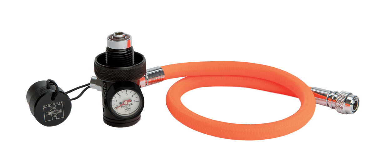 Highland Compact Argon Regulator w/ Gauge | Beach Cities Scuba