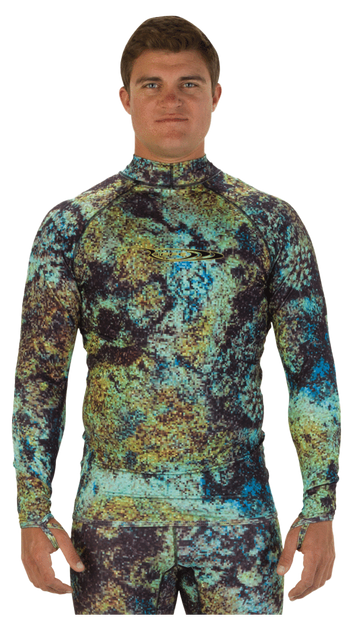 Riffe Non-Hood Lycra Rash Guard Top (Non-Hood/Long Sleeve) | Beach ...